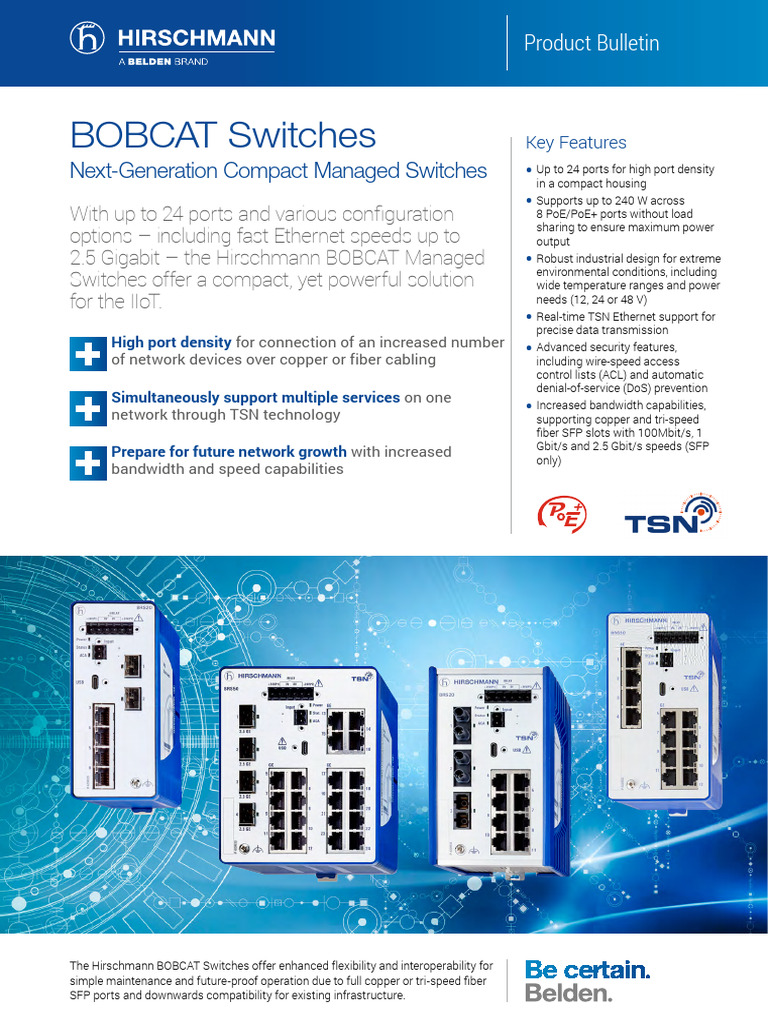 BOBCAT SWITCHES PB00171 0421 EN Lo v2-3519786 | PDF | Network Switch ...