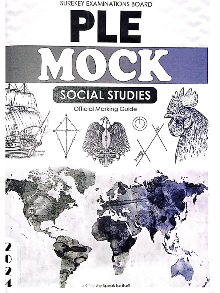 Sure Key Social Studies Mocks 2024 Marking Guides | PDF