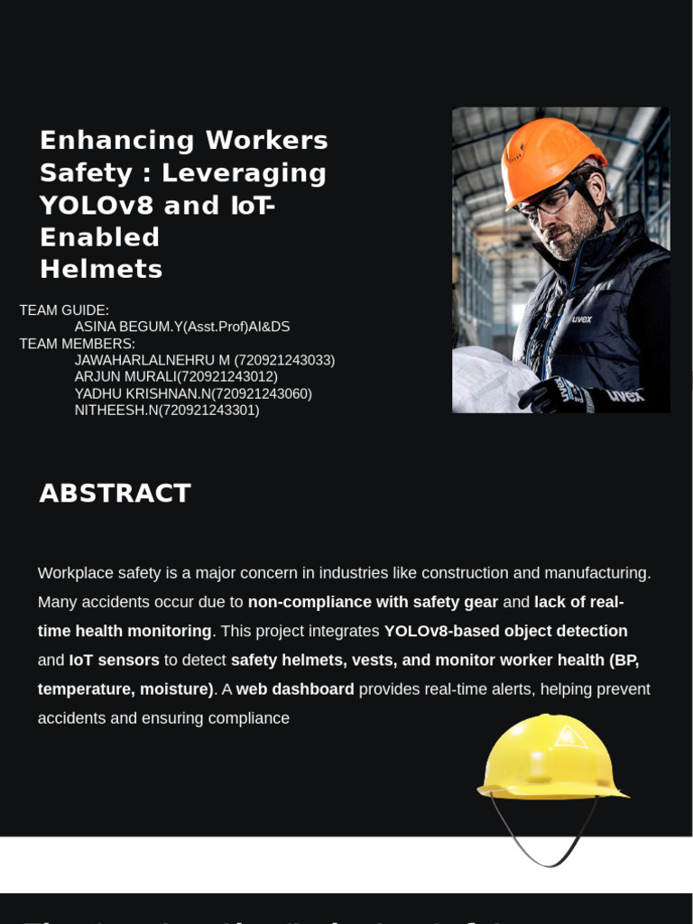 Smart Construction Safety System Leveraging YOLOv8 and IoT Enabled ...