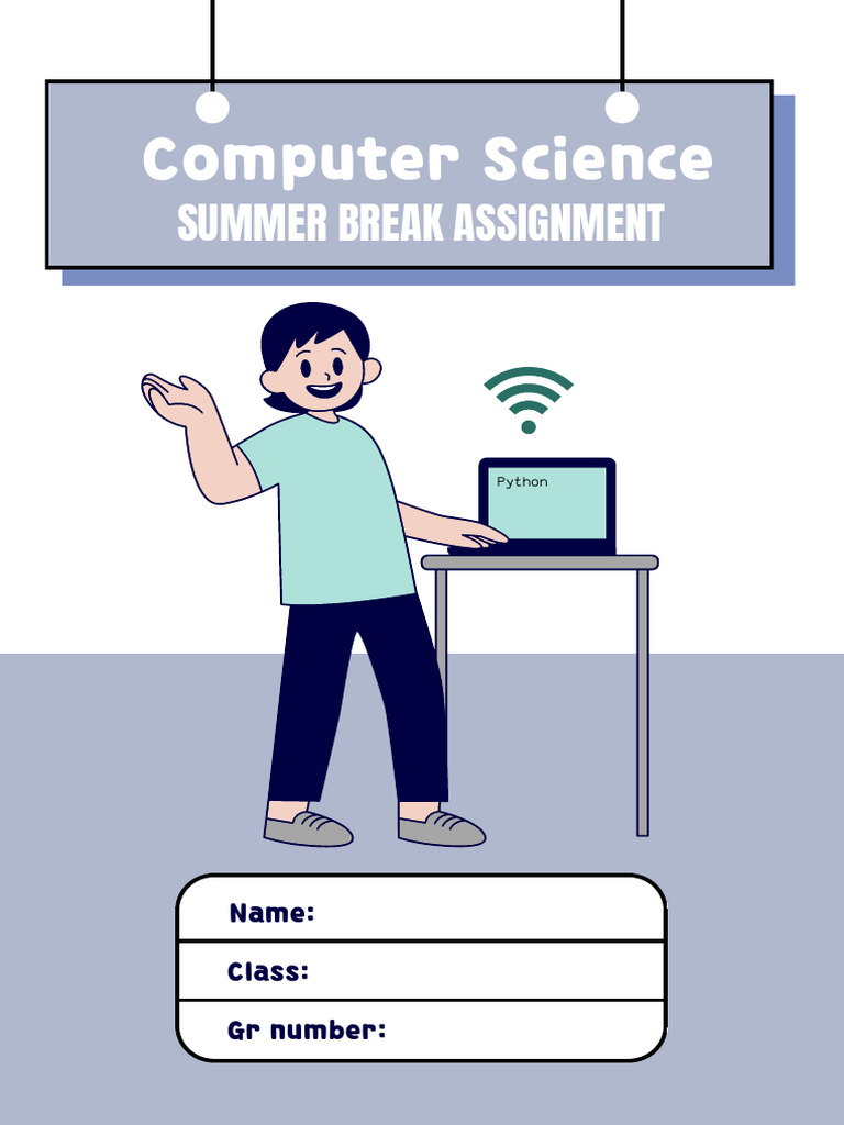 Green White Illustration Computer Science Cover A4 Document - 20250716 ...