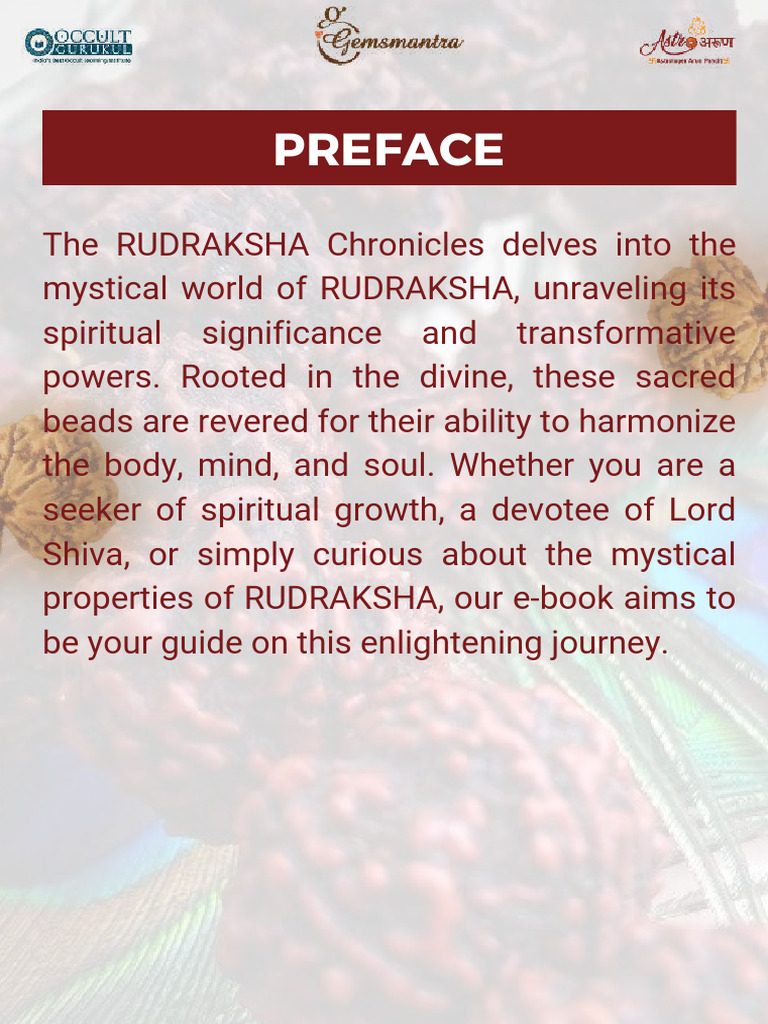 brief notes on rudraksh | PDF
