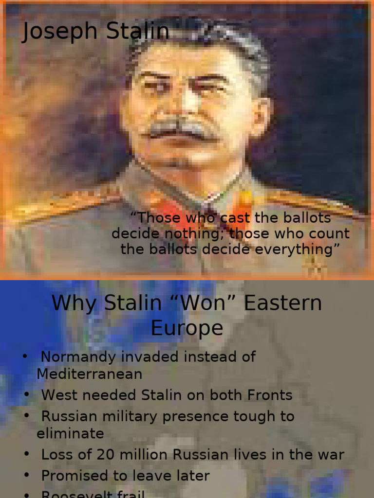 Stalin's Influence in Eastern Europe | PDF