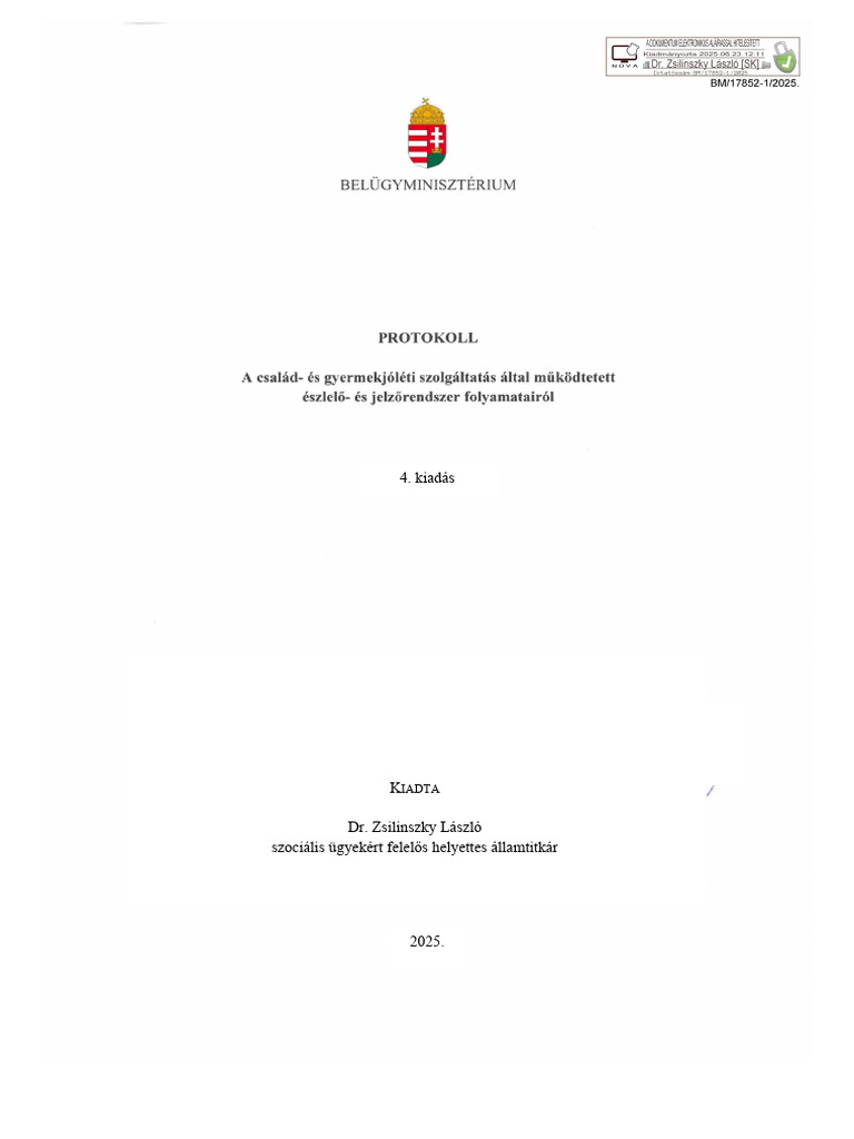 Protokoll 2025 | PDF