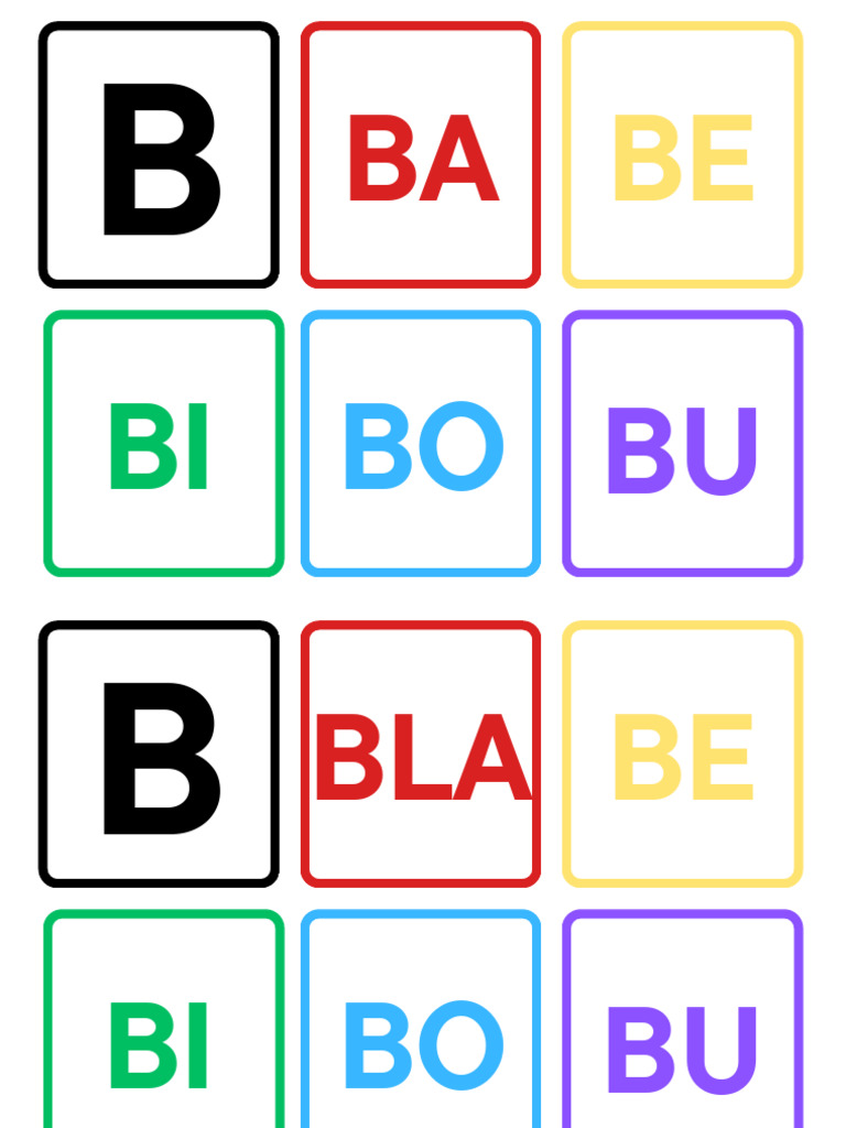 Tarjetas Abecedario Sílabas Consonantes para Imprimir.pdf | PDF