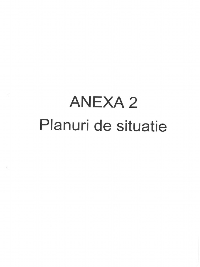 Anexa 2_planuri de Situatie | PDF