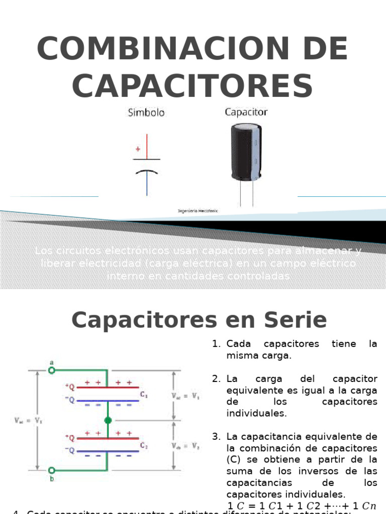 Capacitores: Tipos y Aplicaciones en Electrónica | PDF | Condensador ...