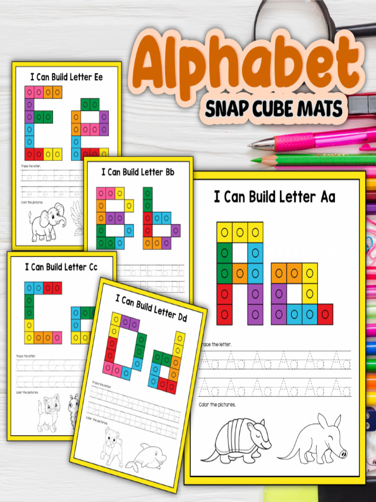 SnapCubeAlphabetWorksheets 1 | PDF | Languages Of Asia