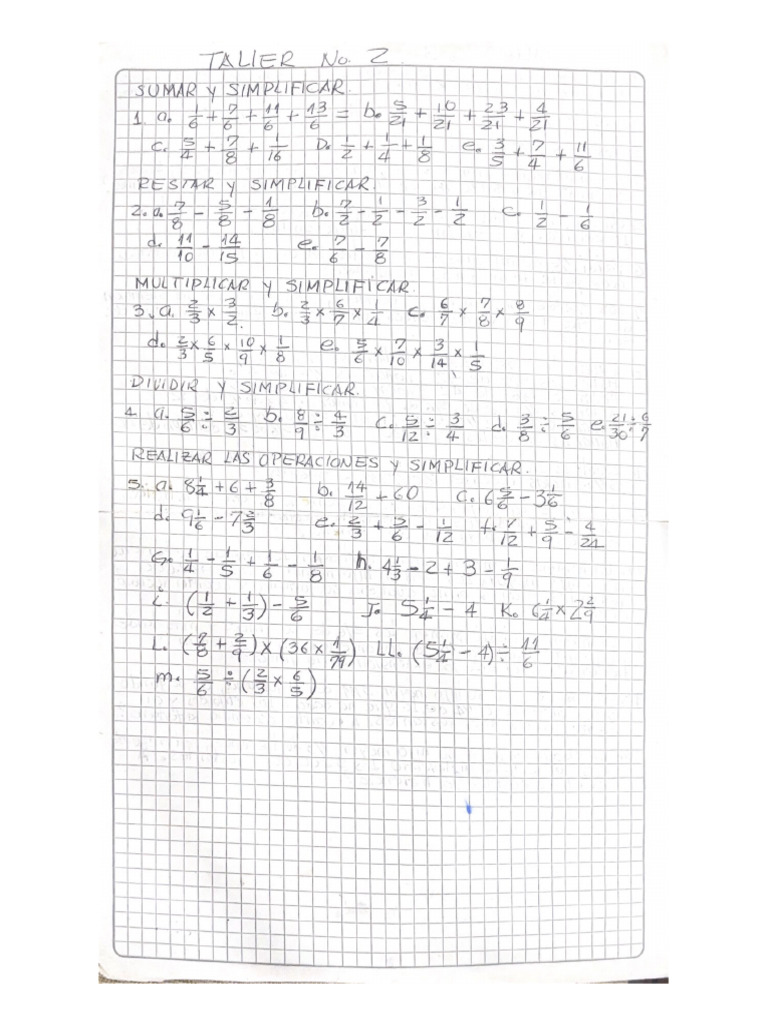 Restar y Simplificar | PDF
