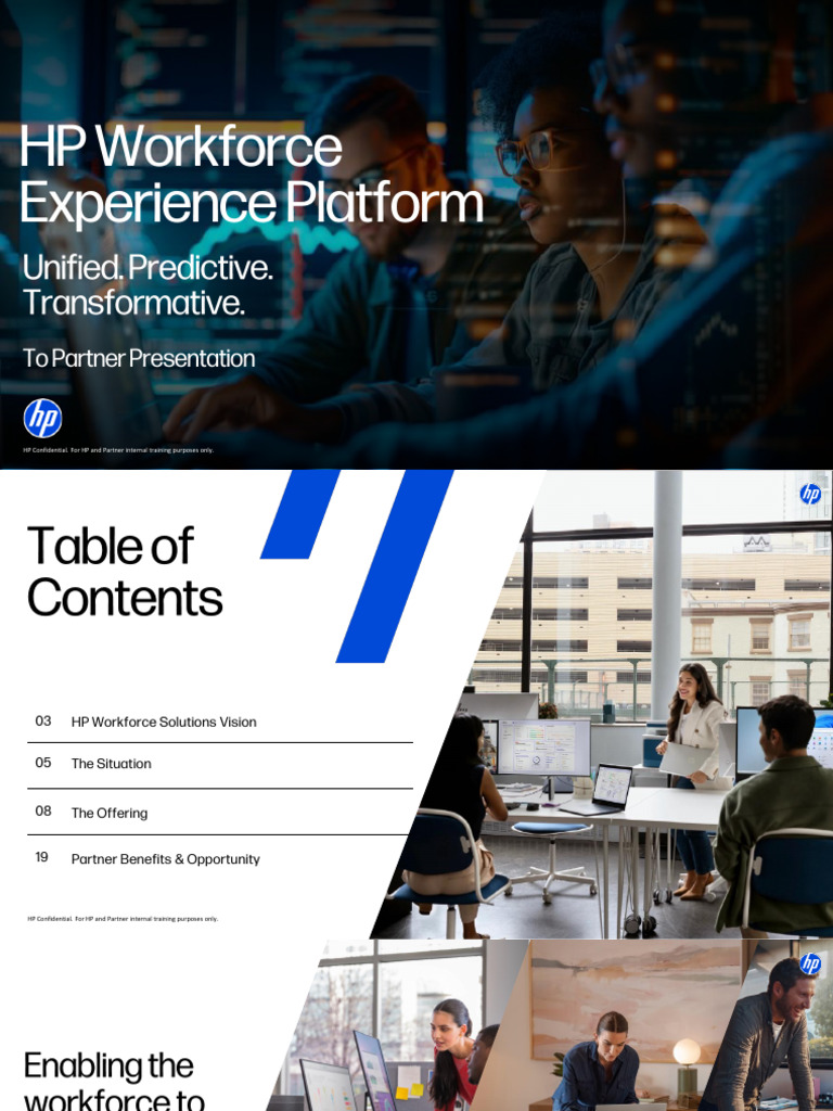 HP Workforce Experience Platform Overview | PDF | Cloud Computing ...