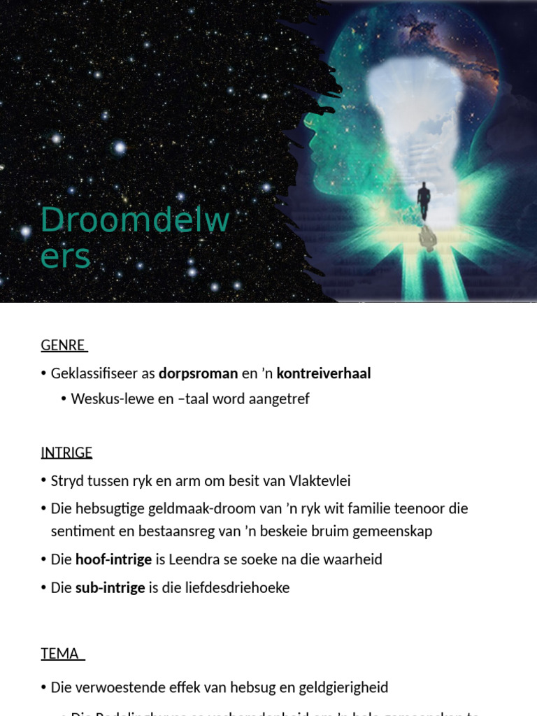 Droomdelwers - Inleiding | PDF