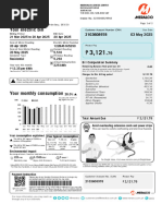 Sample MERALCO Electricity Bill | PDF