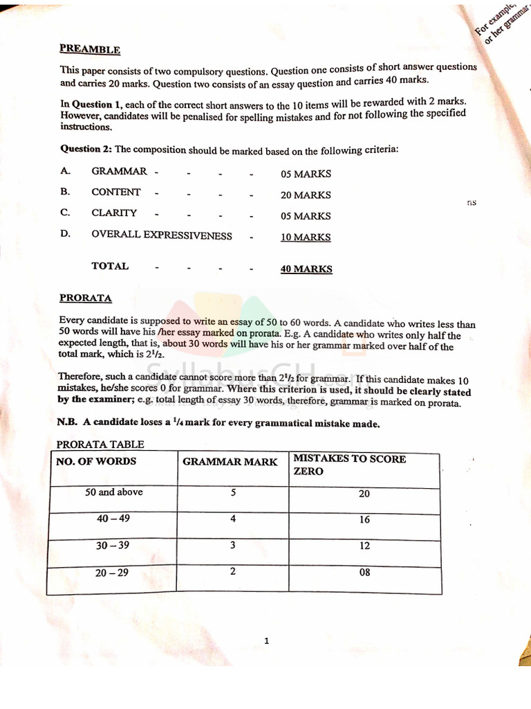 2025 Bece French - 2 Solution | PDF