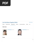 I Live Alone Full Cast & Crew - MyDramaList | PDF