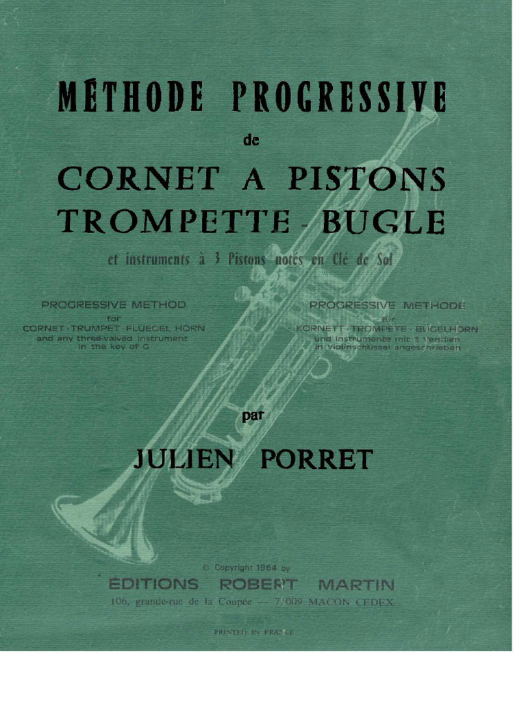 Méthode Porret - Trompette - Cornet | PDF