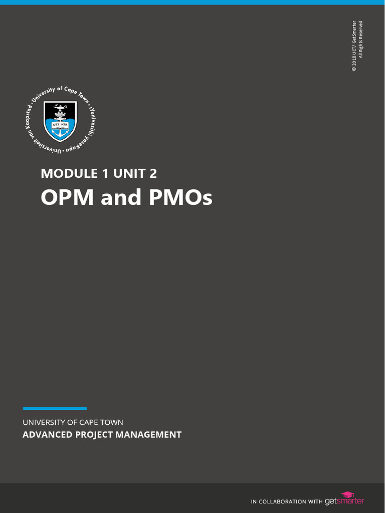 Uct Apm M1u2 Notes | PDF | Project Management | Governance