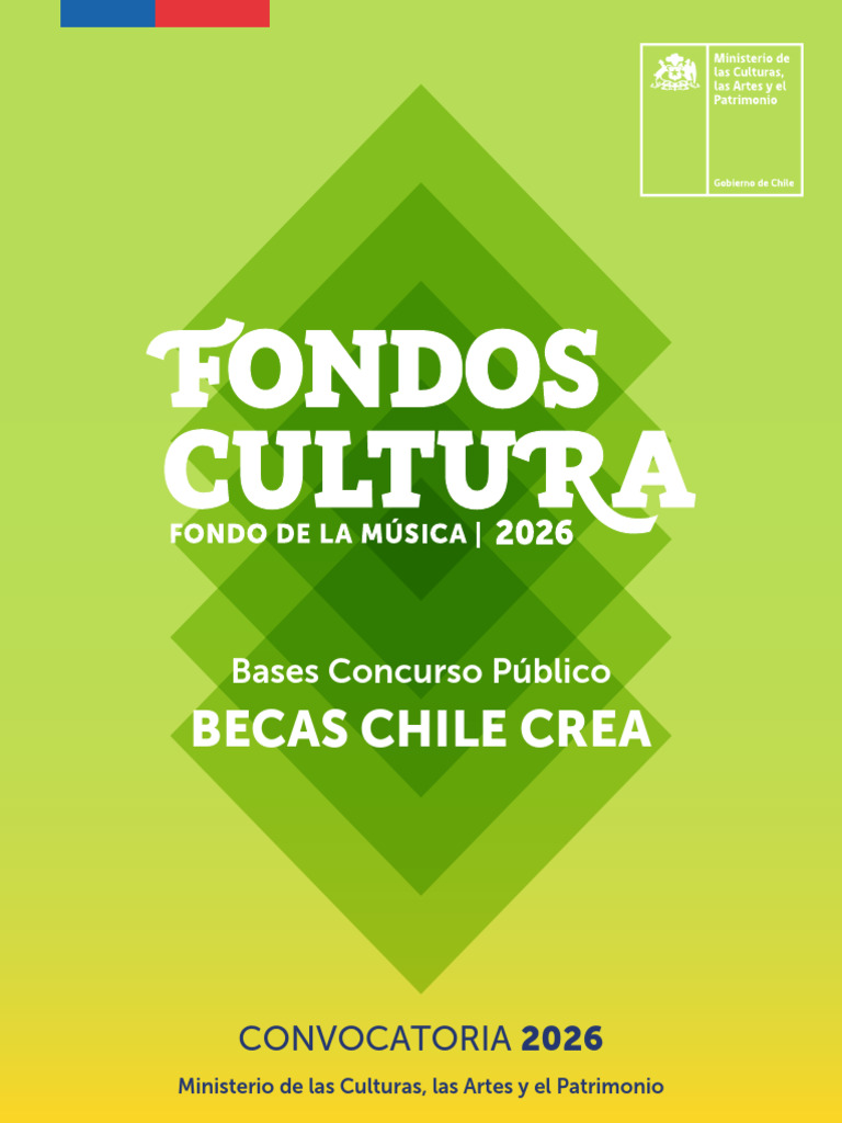 Bases Becas Chile Crea FM 2026 | PDF | Plan de estudios | Chile