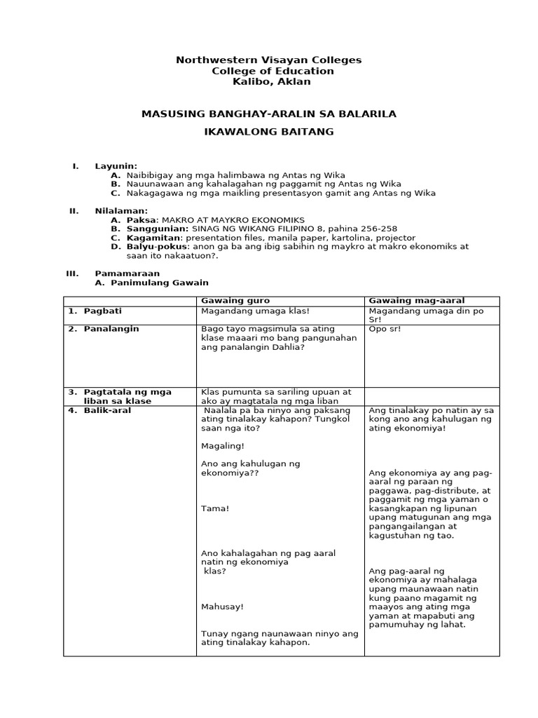 Jacel Lesson Plan Final Demo | PDF