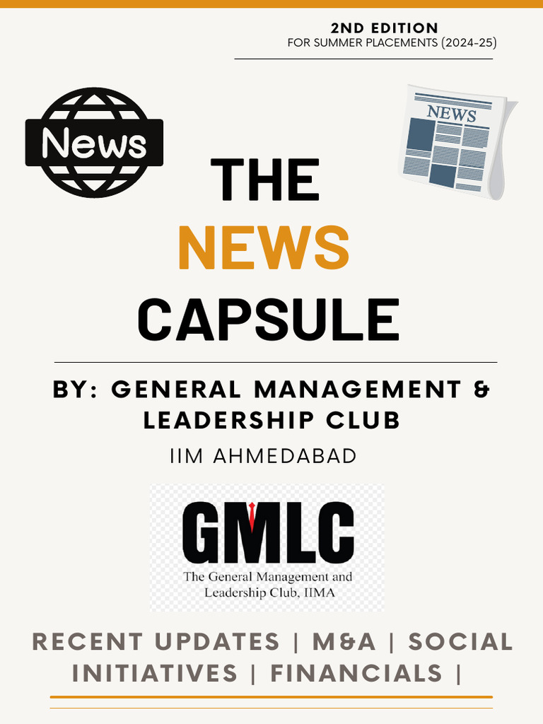 News Capsule 2.0 - GMLC 2024 | PDF | Renewable Energy | Economies