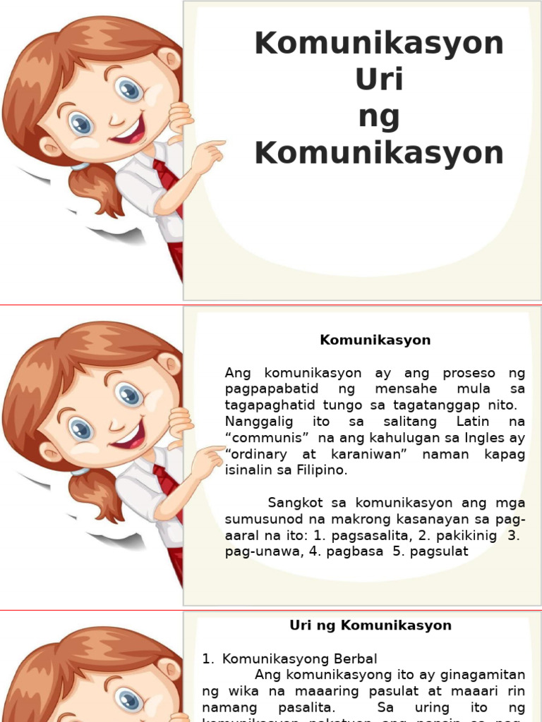 Komunikasyong Berbal at Di Berbal | PDF