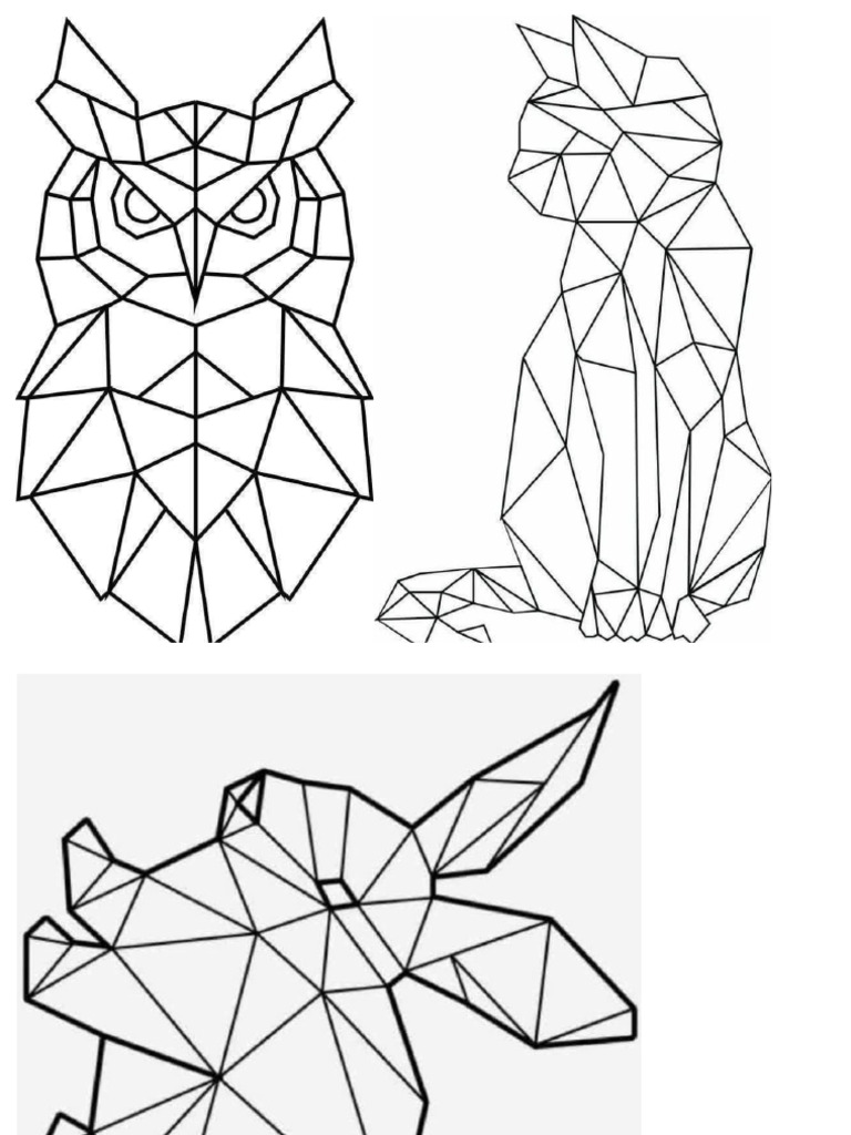 Animales Con Figuras Geométricas | PDF