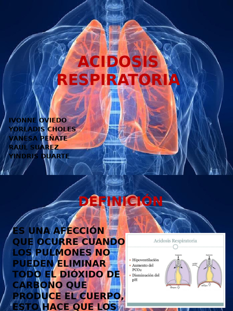 ACIDOSIS RESPIRATORIA (1) | PDF | Respiración | Sistema respiratorio