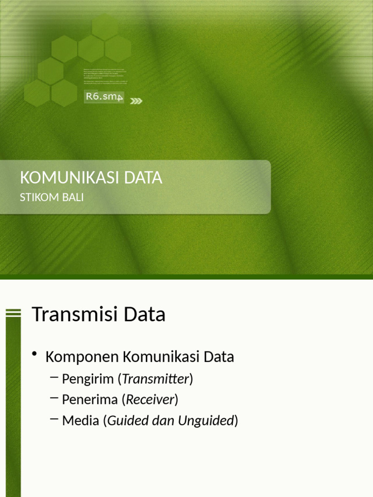 Komunikasi Data - Pertemuan 4 - Transmisi | PDF