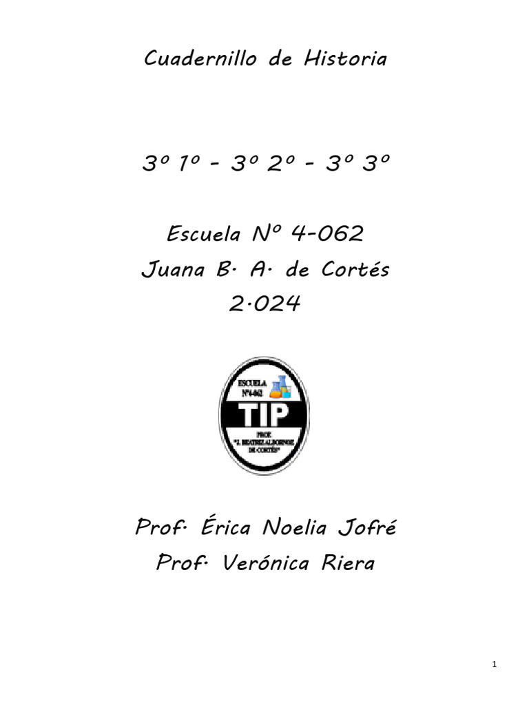 Cuadernillo Historia 3ro | PDF | Austria Hungría | Primera Guerra Mundial