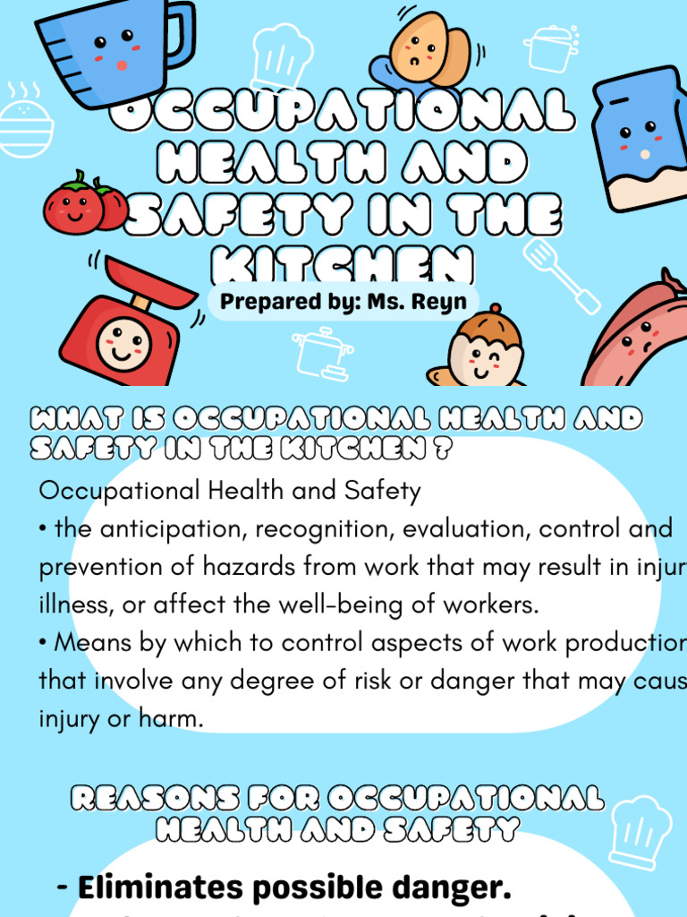Kitchen Occupational Health & Safety Guide | PDF | Occupational Safety ...