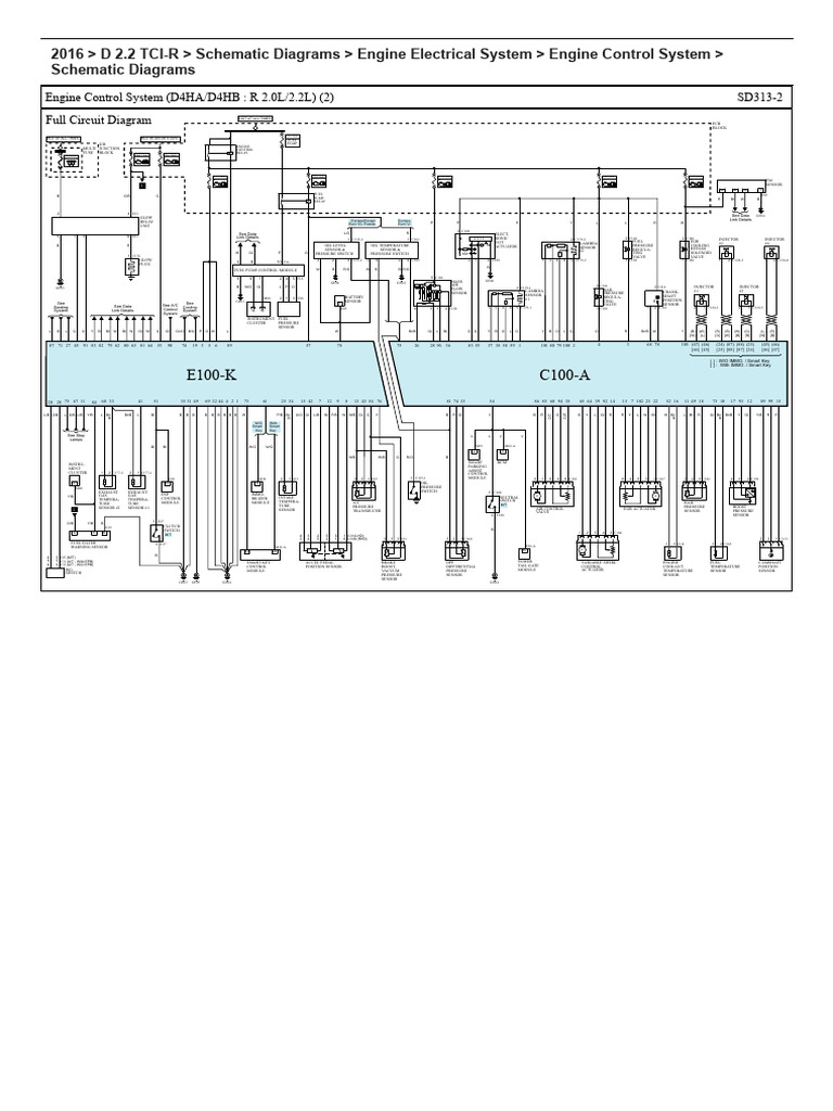 2016 Sorento - D 2.2 Tci R - Diagram | PDF | Engines | Propulsion