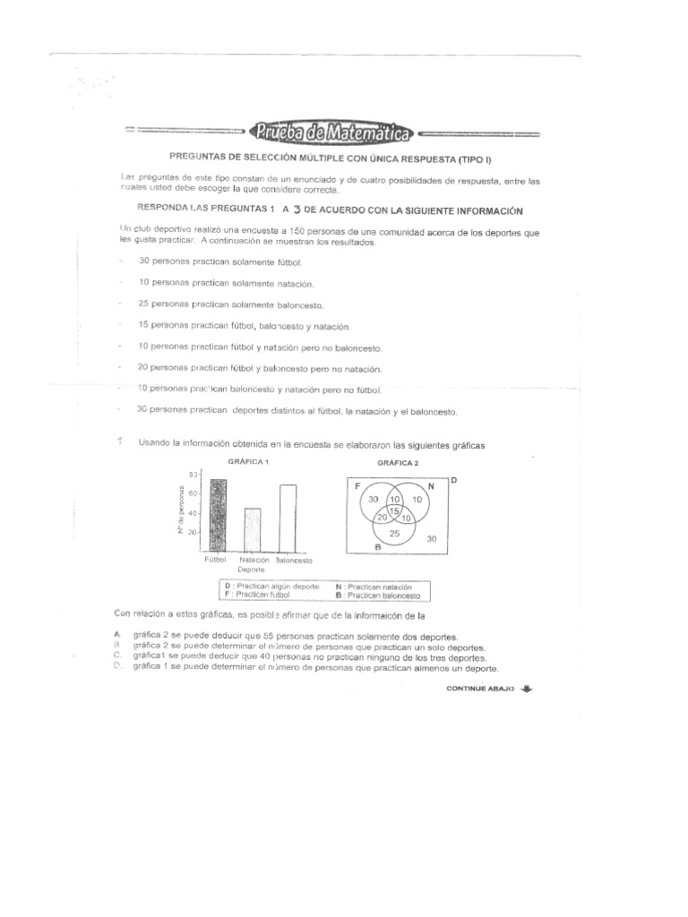 Simulacro Icfes Saber 11Â° Matemã¡ticas | PDF