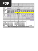 Housekeeping Daily Attendance Sheet | PDF