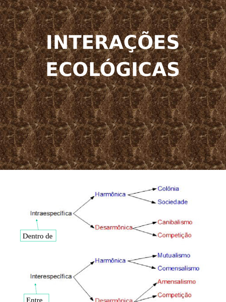 Aula Interações Ecológicas | PDF | Mimetismo | Predação