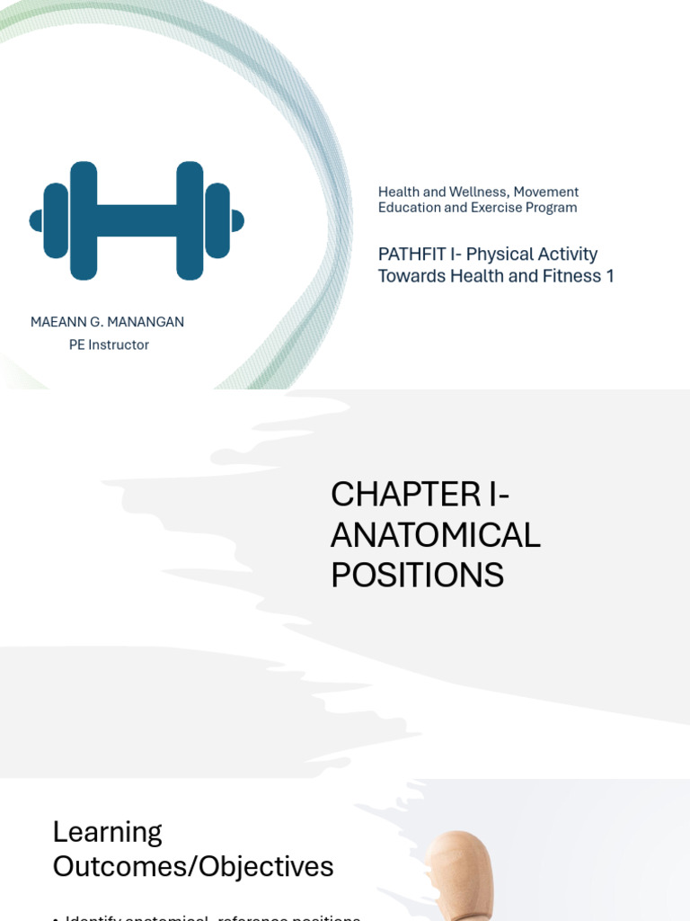 Pathfit I Chapter 1 | PDF