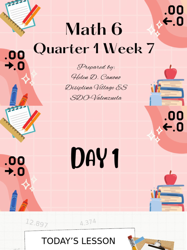 Dividing Decimals and Whole Numbers | PDF | Division (Mathematics ...