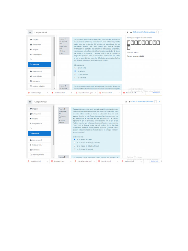 Examen de Entrada | PDF