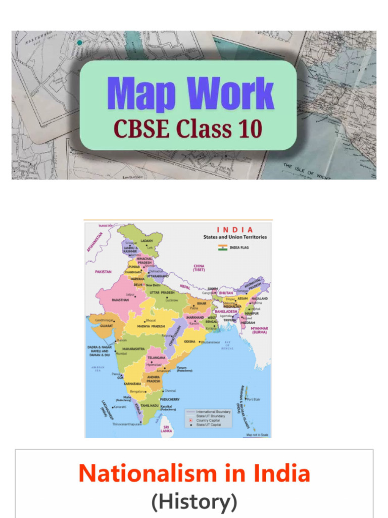 Map Work Class 10 | PDF