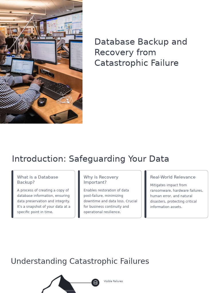 Database Backup and Recovery From Catastrophic Failure | PDF | Backup | Databases