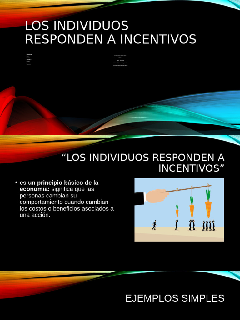 Los Individuos Responden A Incentivos-1 | PDF