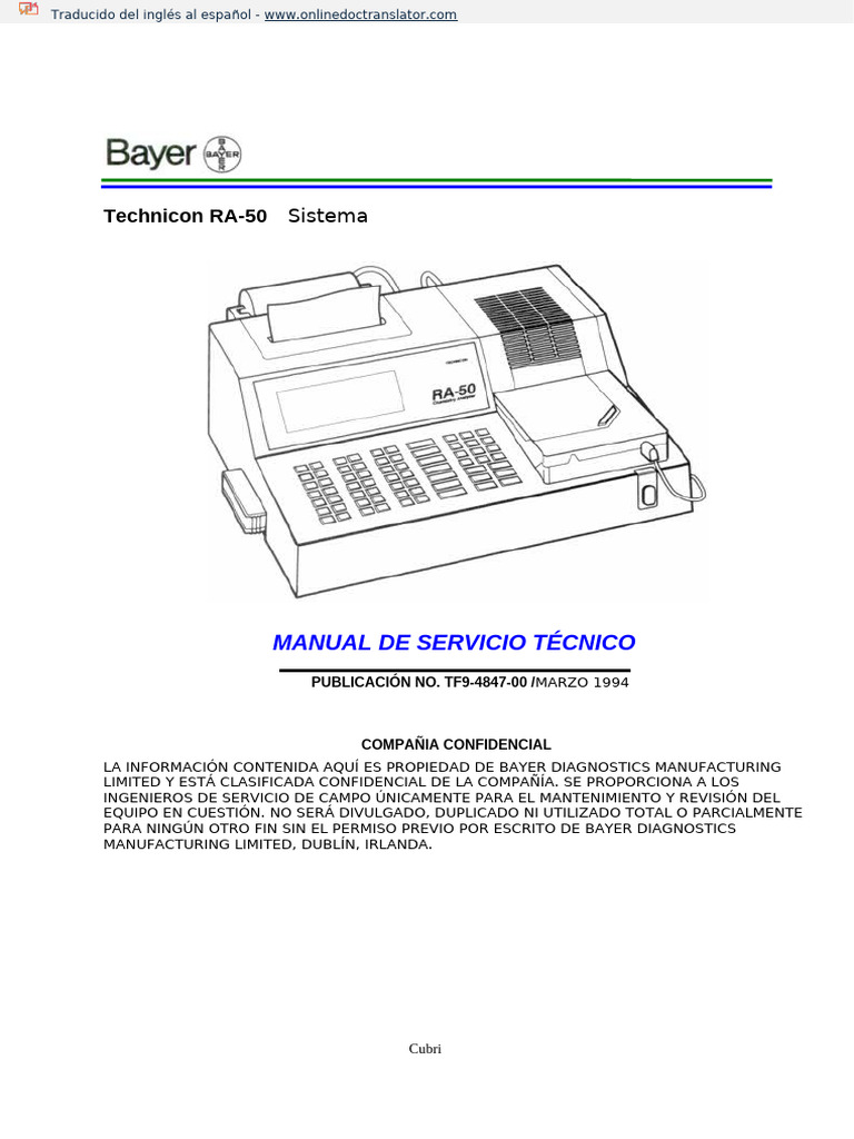 Manual-Ra-50 Español | PDF | Ingeniería Informática | Informática