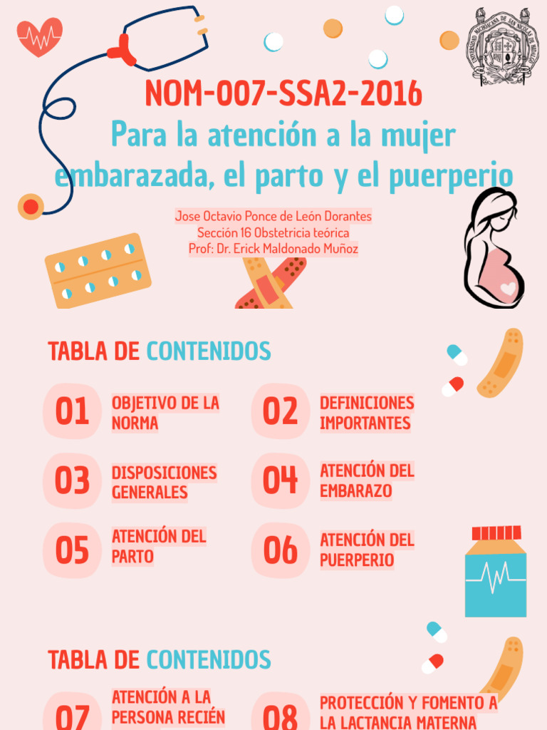 Repaso de La NOM-007-SSA2-2016 | PDF | El embarazo | Parto