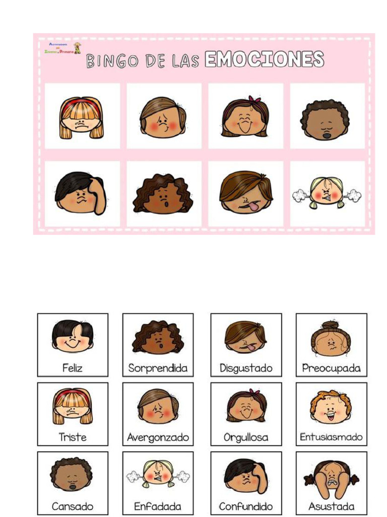 Bingo Emociones | PDF