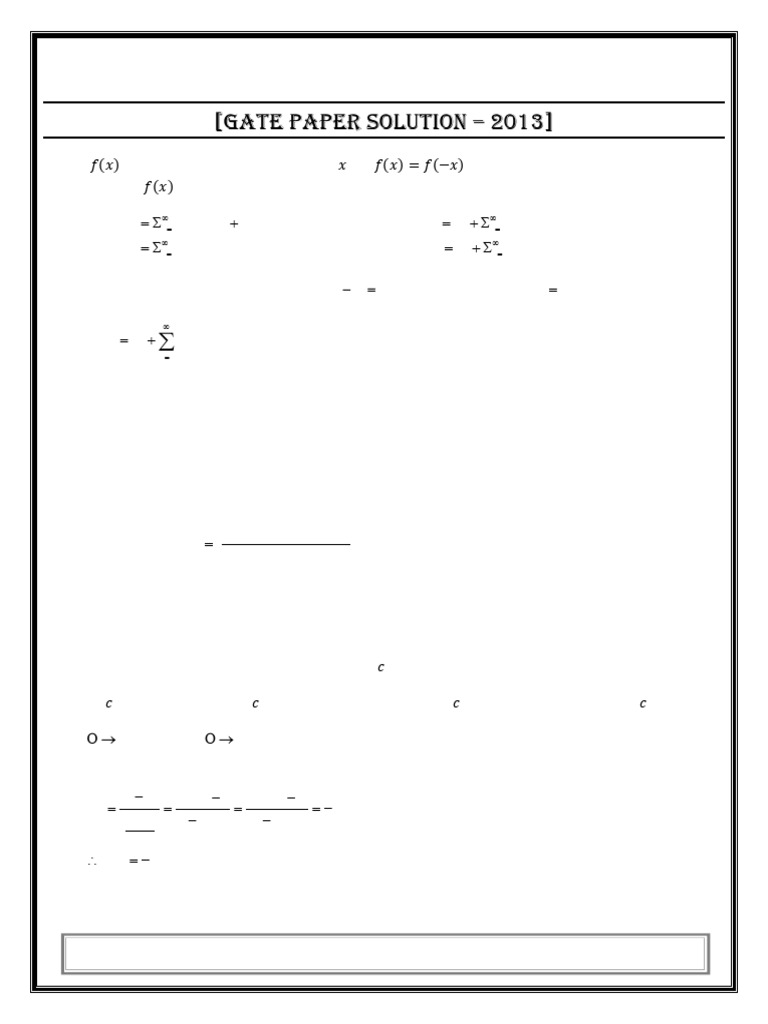 GATE PAPER SOLUTION - 2013 - Hzkmrilie4kfbcquucvv | PDF ...