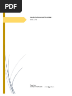 Grade R Weekly Lesson Plan: Week 6 | PDF | Learning | Human Communication