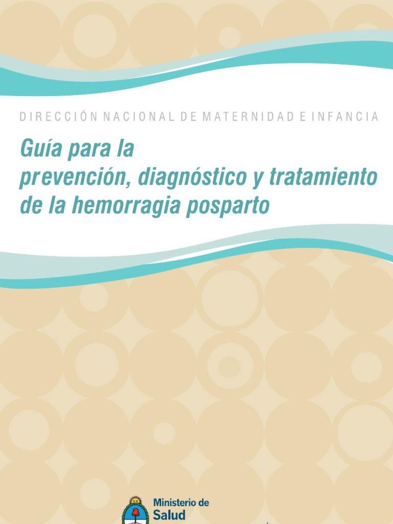 Guia Hemorragia Postparto | PDF | Parto | Muerte materna