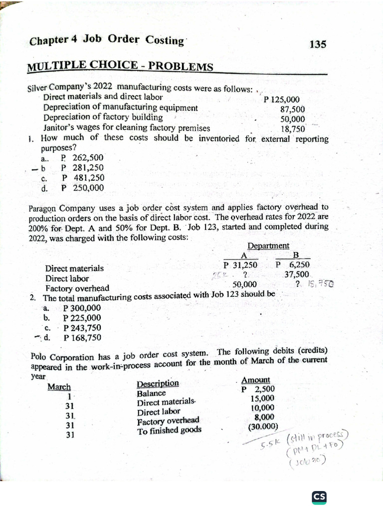 CHAPTER-4-MCQ-PROBLEMS | PDF