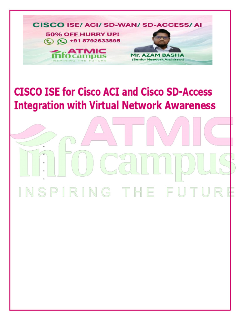 Cisco Aci With Cisco Ise, Sd-Wan-1 | PDF | Virtual Private Network ...
