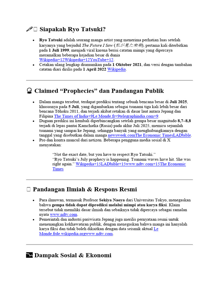 Siapa Ryo Tatsuki | PDF