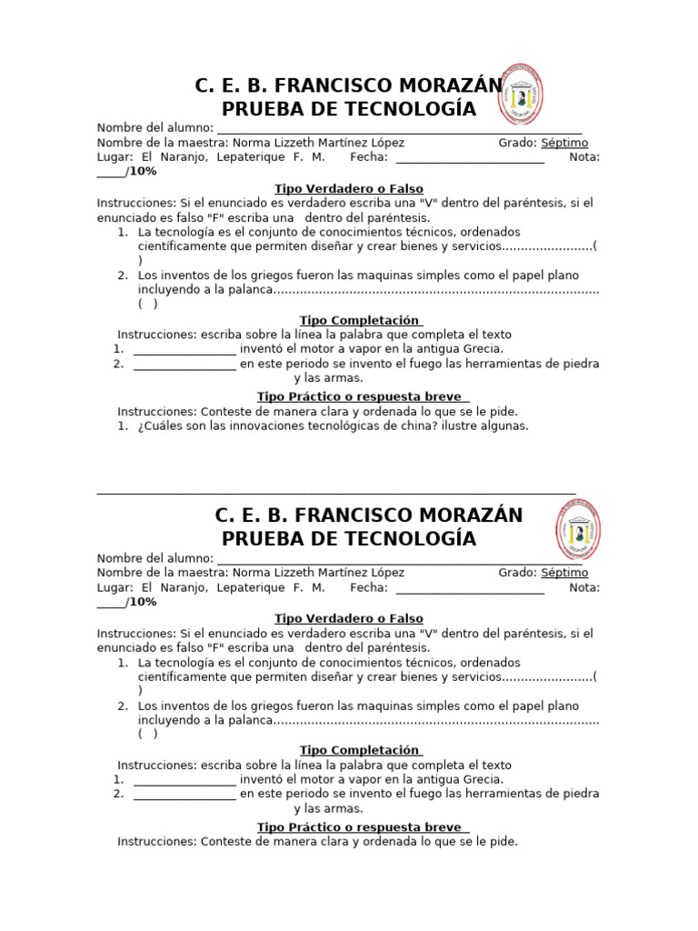 Pruebas El Naranjo | PDF | Recursos renovables