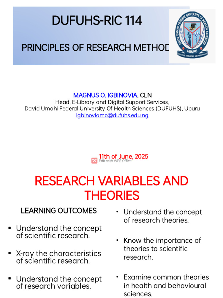 Dufuhs Ric 114 - 20242025 As | PDF | Methodology | Cognition