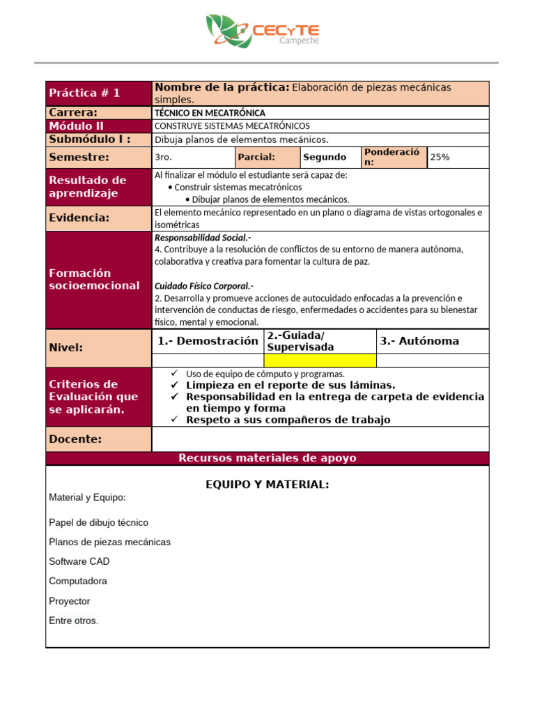 PRACTICA 1. 2DO PARCIAL | PDF